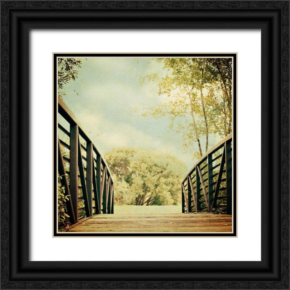 Coomes, Sylvia 15x15 Black Ornate Wood Framed with Double Matting ...