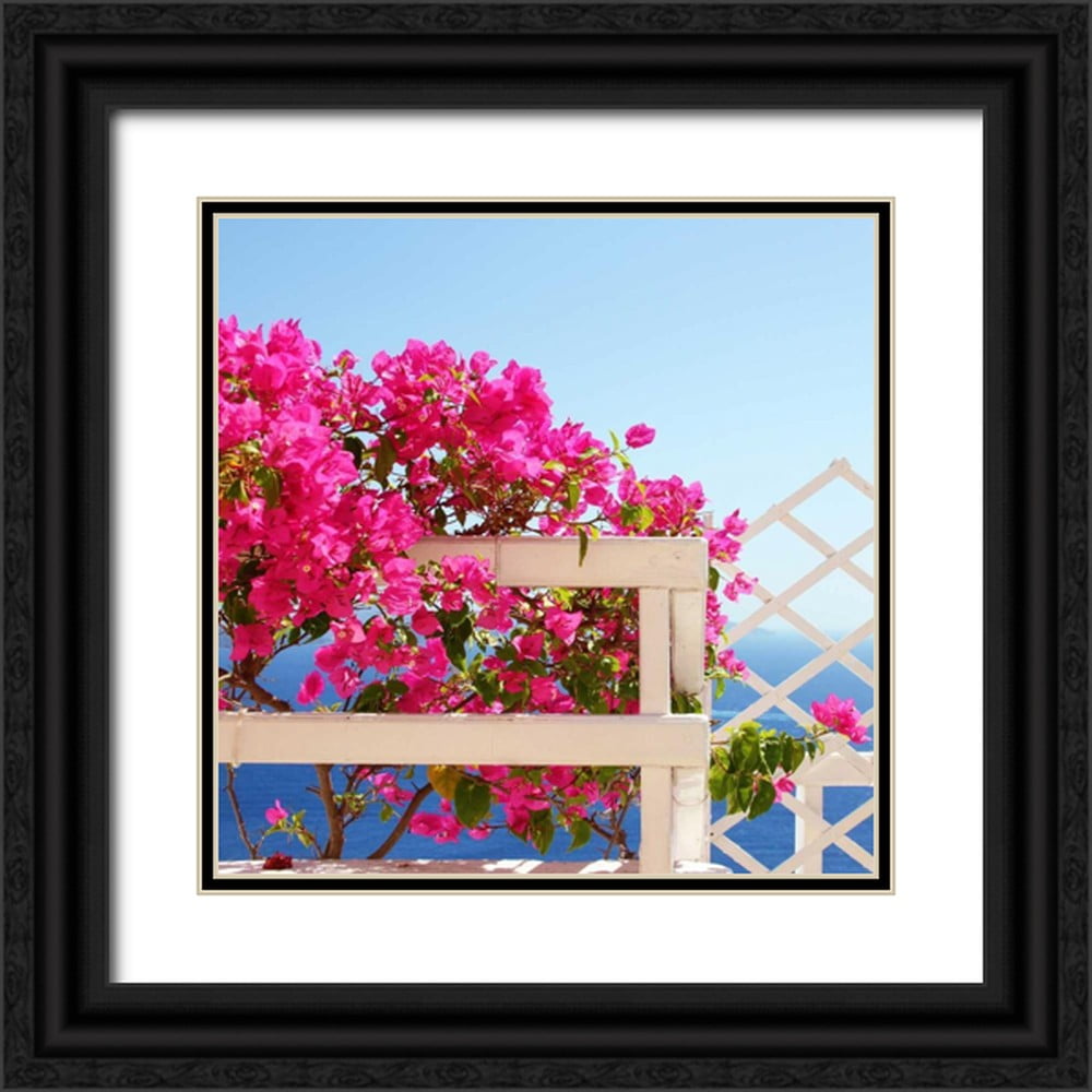 Coomes, Sylvia 15x15 Black Ornate Wood Framed with Double Matting ...