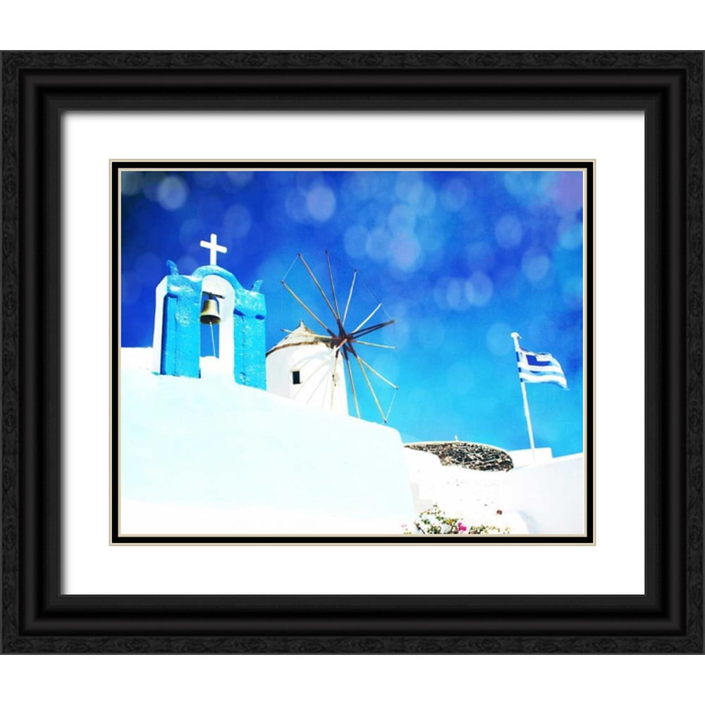 Coomes, Sylvia 32x26 Black Ornate Wood Framed with Double Matting ...