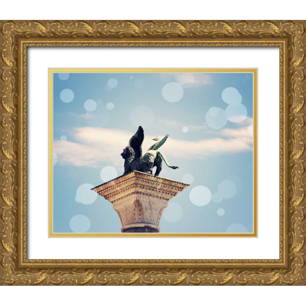 Coomes, Sylvia 32x26 Gold Ornate Wood Framed with Double Matting Museum ...