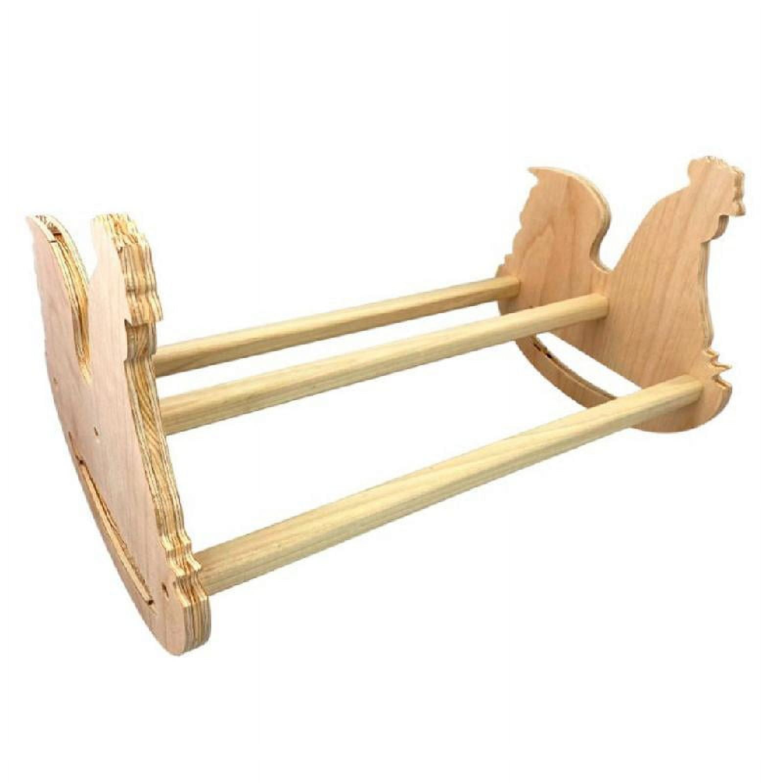 Coop Chicken Rocking Roosting Bar Solid Strong Natural Wooden Swing ...