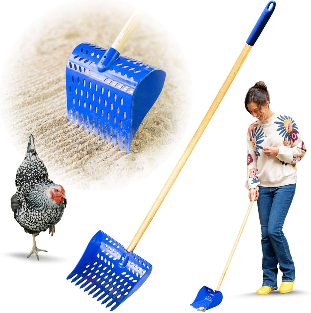 The Coop Scoop® Original 2-in-1 Chicken Poop Scooper & Rake – Made in ...