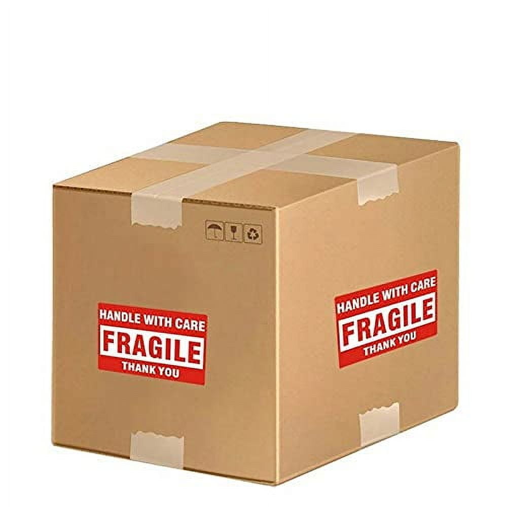 Coopaty Fragile Sticker 2" x 3" - Handle with Care, Fragile, Thank You ...