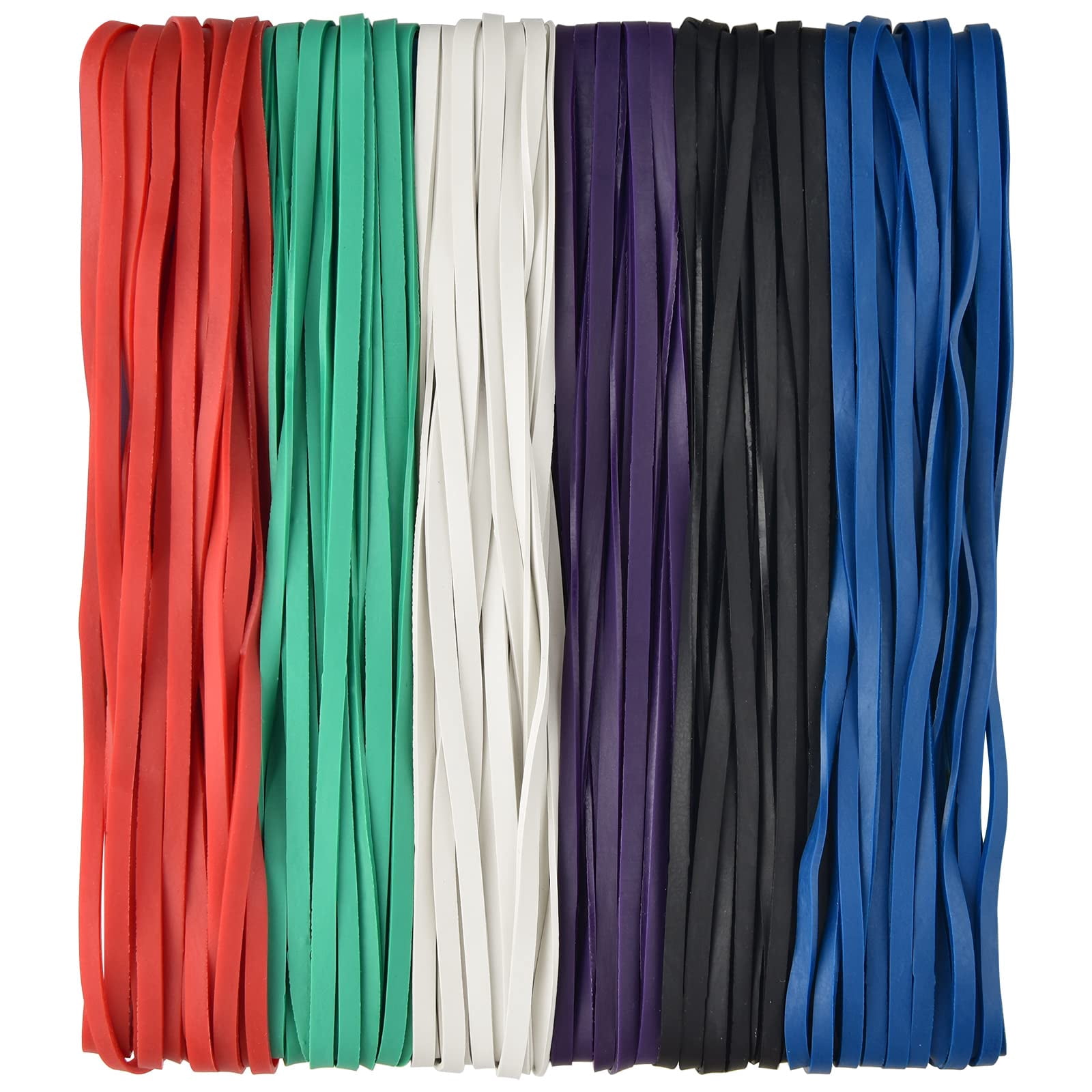 Coopay 120 Pieces Large Rubber Bands Trash Can Band Set Elastic Bands ...