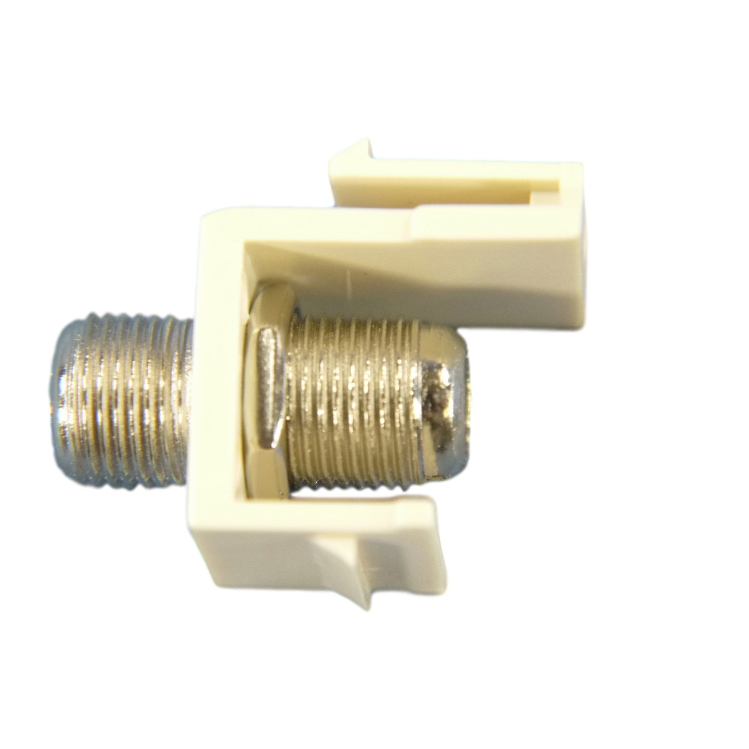Cooper 5552-5EA Almond Modular Snap-In F Type Coax Insert - Walmart.com