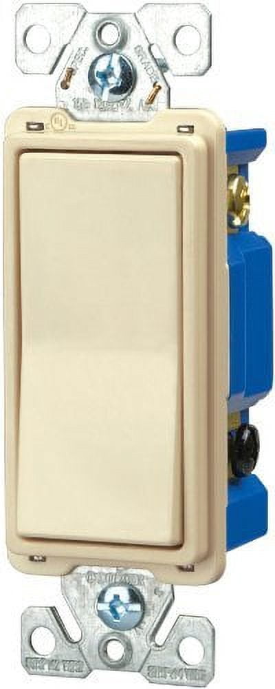 Cooper 7504A Almond Four Way Decorator Rocker Light Switch - Walmart.com