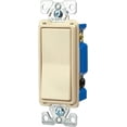 Cooper 7504A Almond Four Way Decorator Rocker Light Switch - Walmart.com