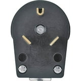 Cooper 83-BOX Grounded Angled Power Plug, 125 VAC, 30 A, 2 P, 3 W ...