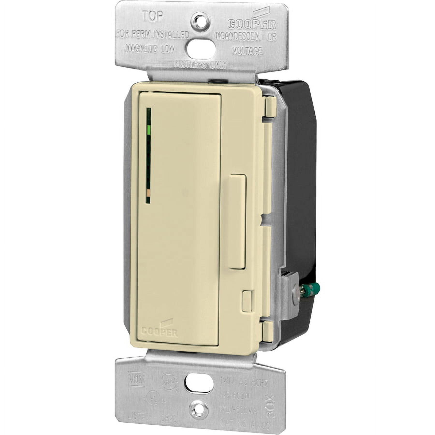 Cooper Accell AIM06-V-K Ivory Master Smart Dimmer Light Switch 600W ...