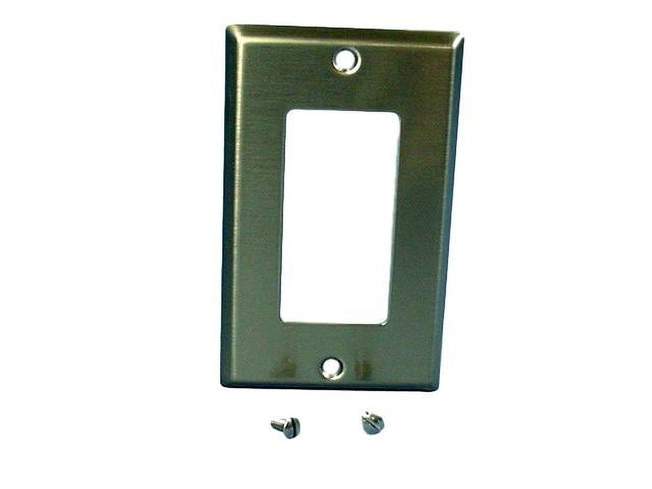 Cooper/Arrow Hart ANTIMICROBIAL Stainless Steel Decorator Wallplate ...