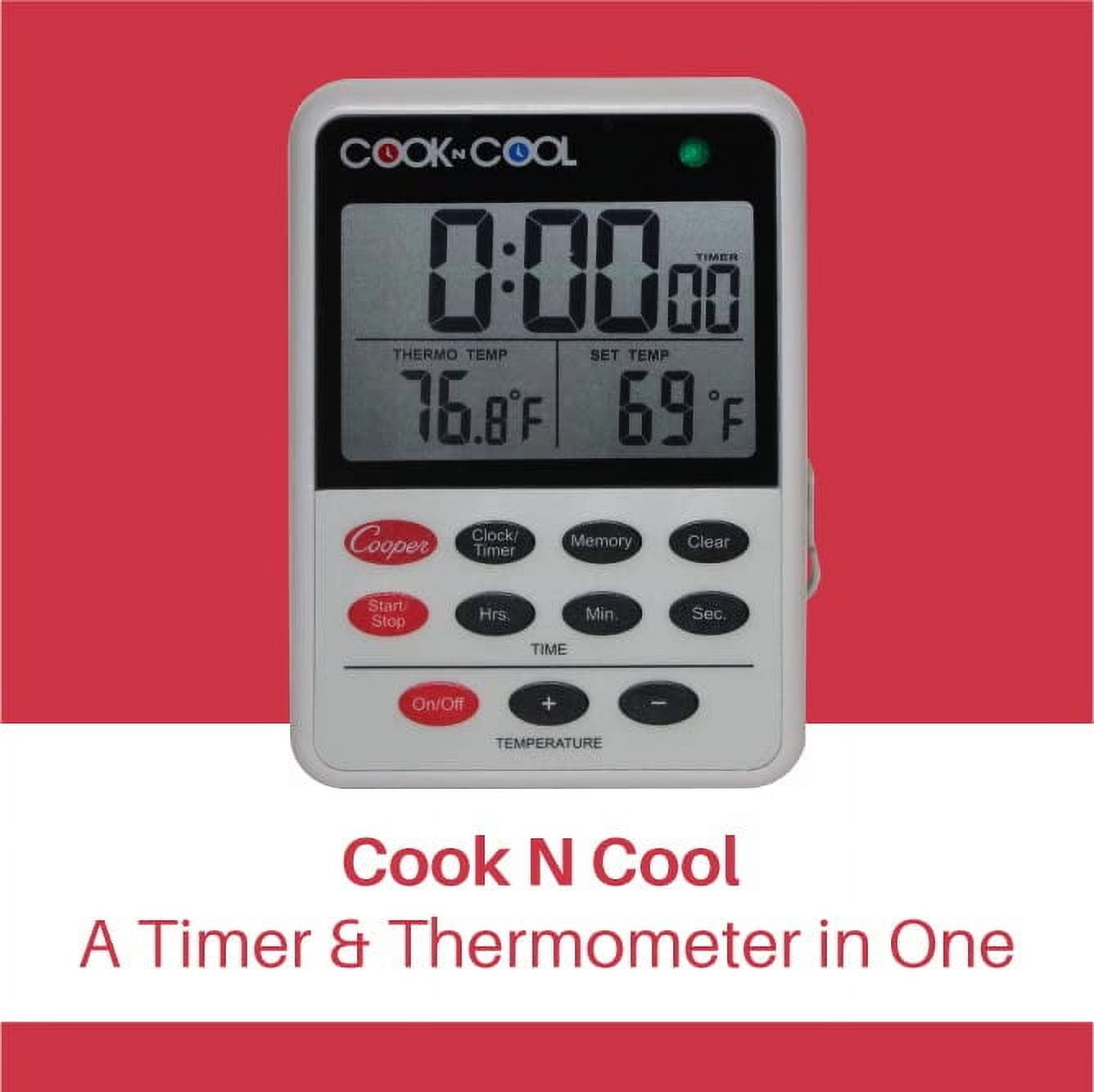 Cooper-Atkins DTT361-01 Digital Meat Thermometer, Cooling Thermometer ...