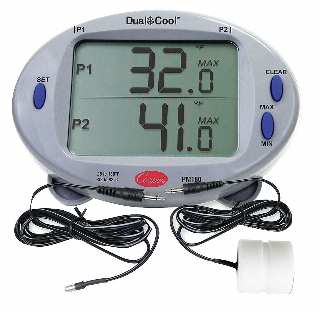 Cooper-Atkins Refrigerator/Freezer Thermometer PM180-01 - Walmart.com