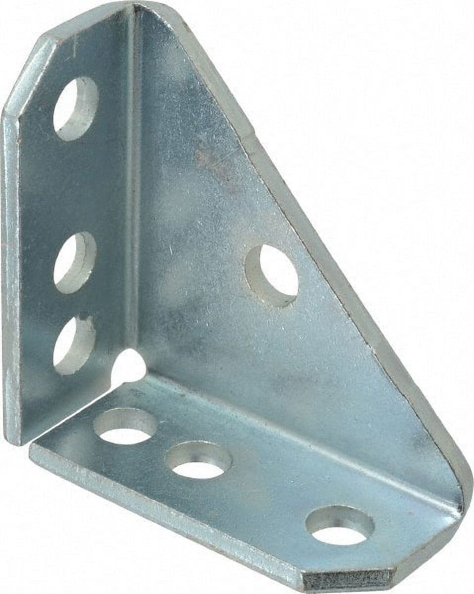 Cooper B-Line Zinc Plated Carbon Steel 90° Gusset Strut Fitting 7 Holes ...