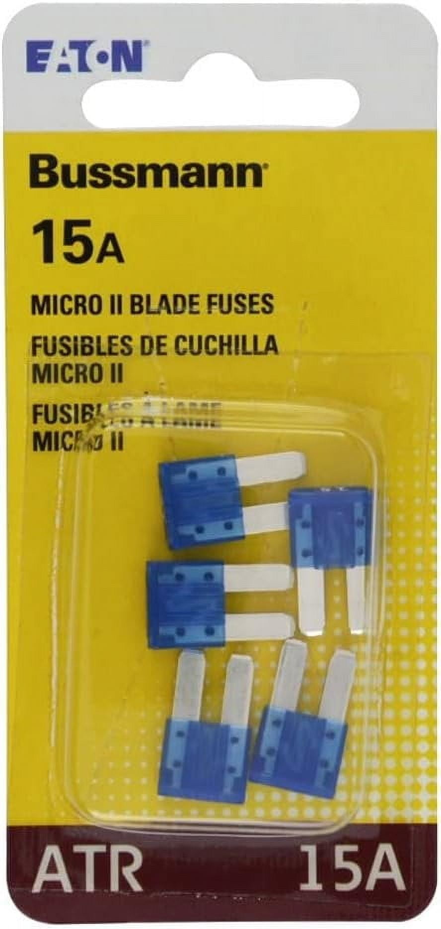 Cooper Bussmann BP/ATR-15-RP Atr-15 Amp Blade Fuse, 5 Pack - Walmart.com