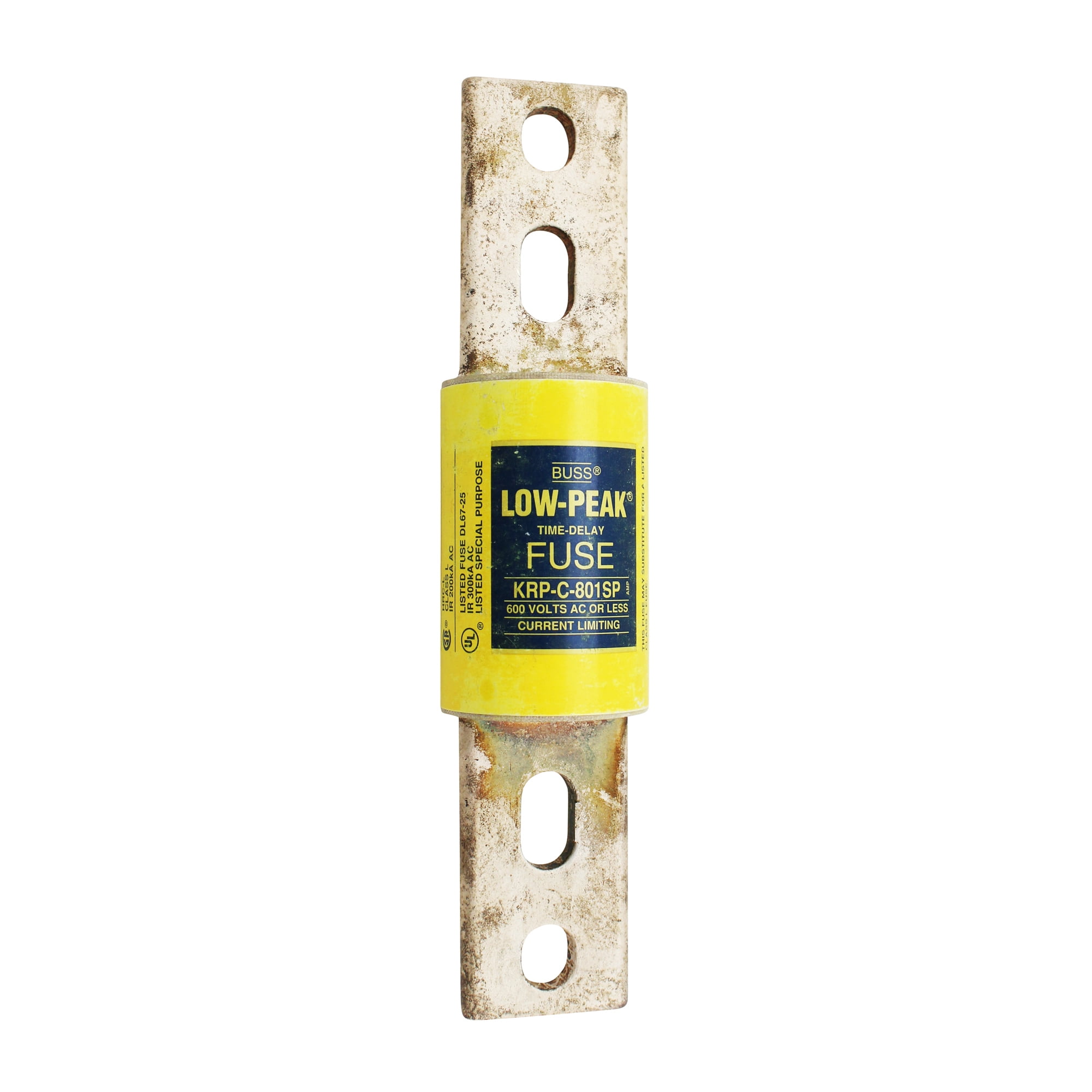 Cooper Bussmann Krp-C-801Sp 801 Amp Class L Time-Delay Fuse, 600V, Low ...