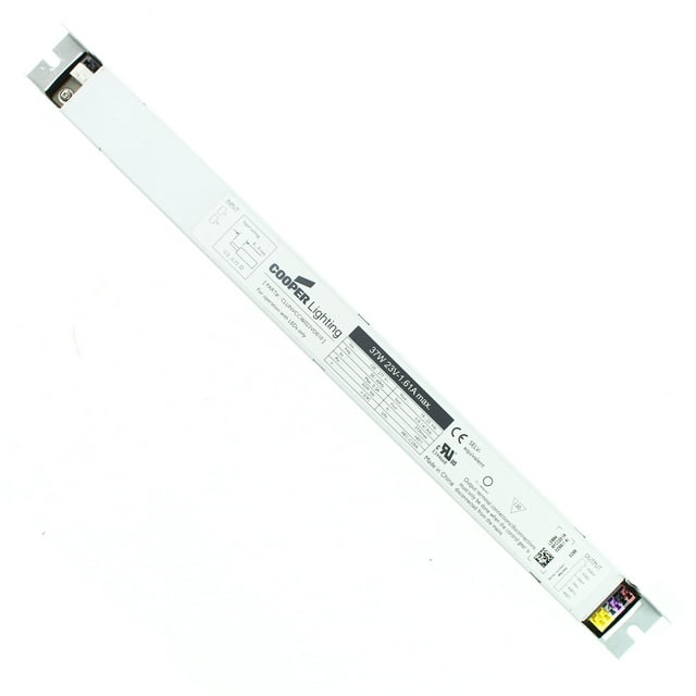 Cooper CLUNVCC161023VD010 Electronic LED Driver, 120/277V, 45W, 19 ...