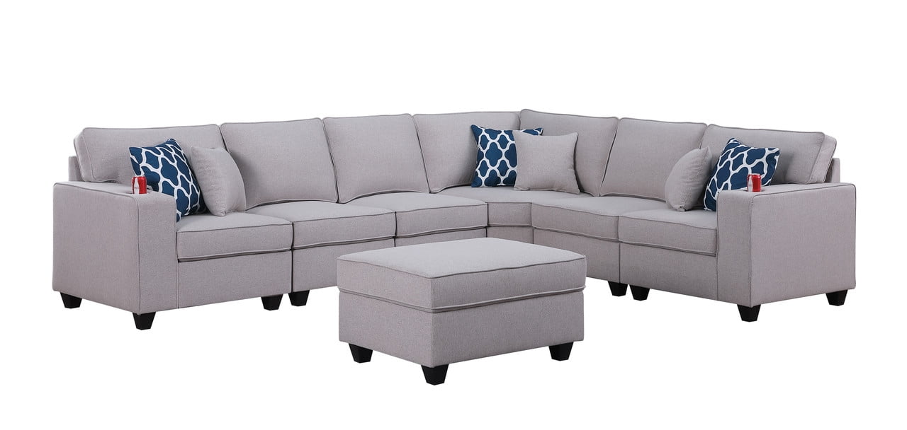 Cooper Collection: Stylish, Comfortable Modular Sofa with Ottoman and ...