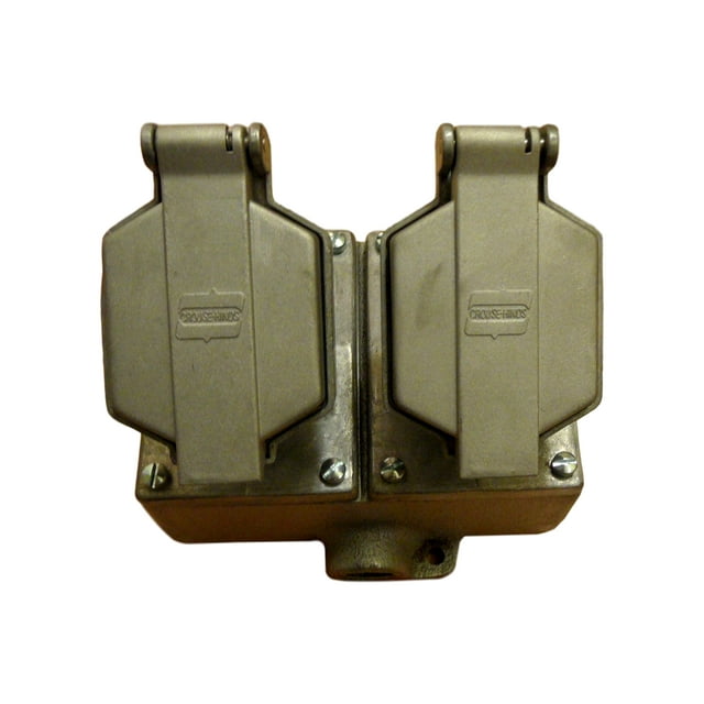 Cooper Crouse-Hinds ENR22202 Explosion-Proof Interlock Two Gang ...