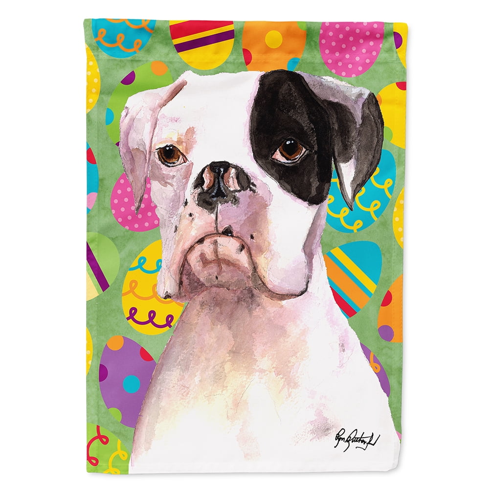 Cooper Eggravaganza Boxer Easter Flag Canvas House Size - Walmart.com