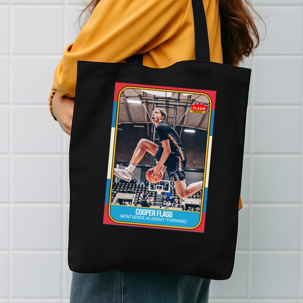 Cooper Flagg Rookie Card Fleer Vintage Basketball Style Men T,Bag ...