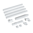 Cooper & Hunter 16ft Line Set Cover Kit, 3” Wide, White PVC for Mini ...