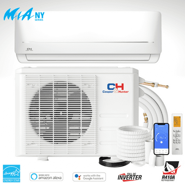 Cooper & Hunter 9000 BTU HYPER Mini Split Air Conditioner Heat Pump 25 ...