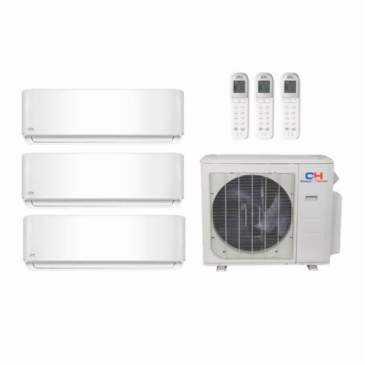 Cooper & Hunter 48,000 Btu 20.4 SEER2 R-454B 3-Zone Ductless Mini Split ...