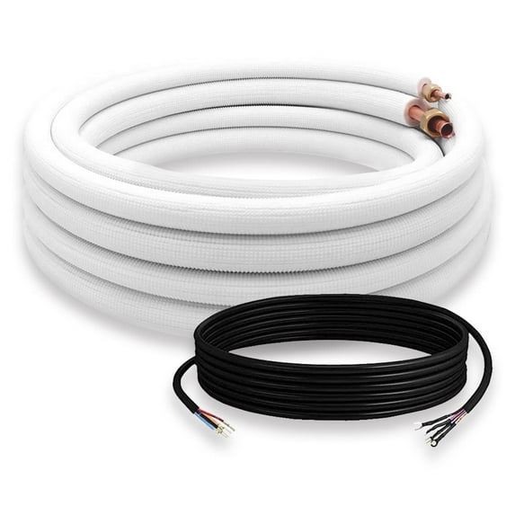 Cooper & Hunter 50 ft Lineset for 12000/18000 Air Handler Mini Split ...