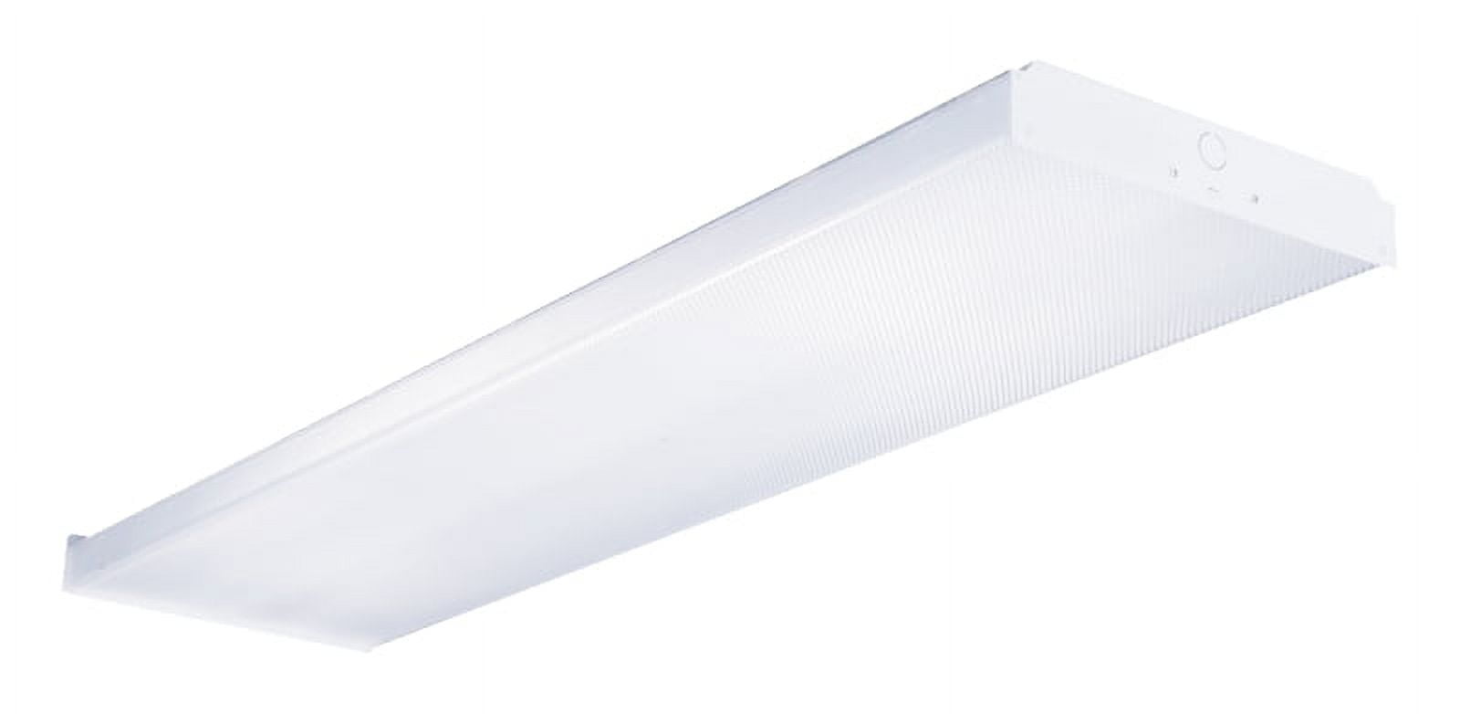 Metalux WS432 Wraparound Light, 128 W, 4-Lamp, T8 Bulb, Bi-Pin Lamp ...