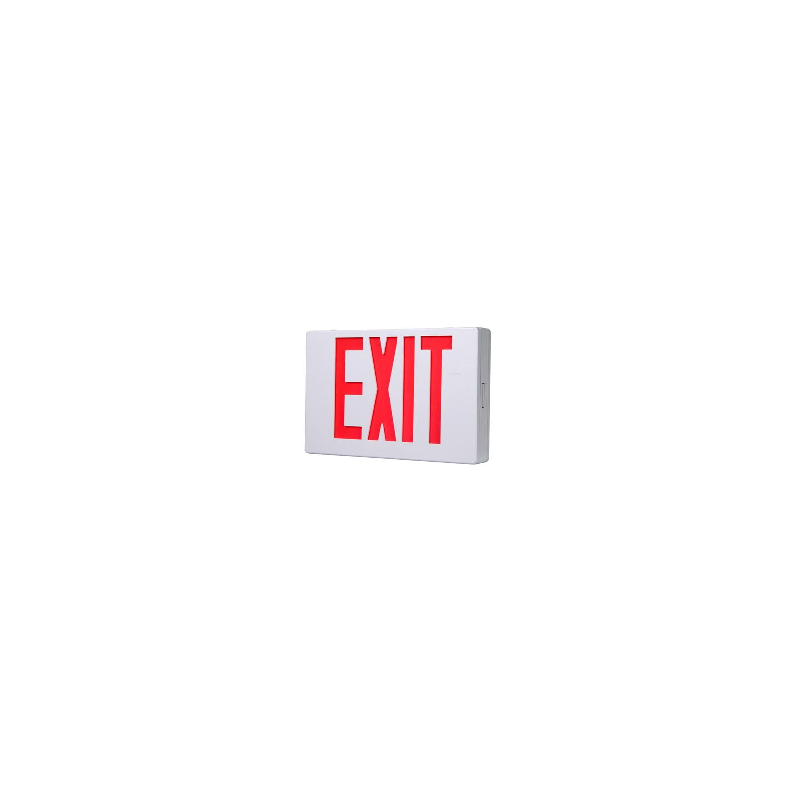 Cooper Lighting APX6RG LED Exit Sign, AC, Red & White Thermoplastic ...