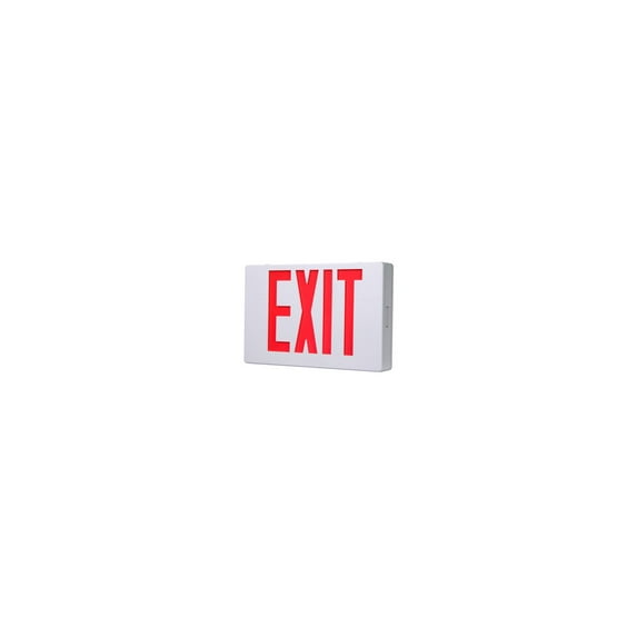 Cooper Lighting APX6RG LED Exit Sign, AC, Red & White Thermoplastic ...