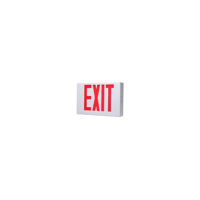 Cooper Lighting APX6RG LED Exit Sign, AC, Red & White Thermoplastic ...