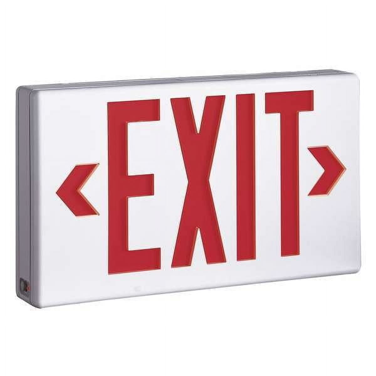 Cooper Lighting Exit Sign,1.0W,Red/Green,1 or 2 Faces LPX7SD - Walmart ...