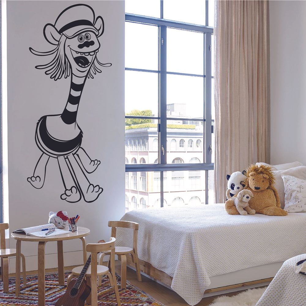 Cooper Long Neck Troll Trolls Movie Cartoon Wall Sticker Art Decal for ...