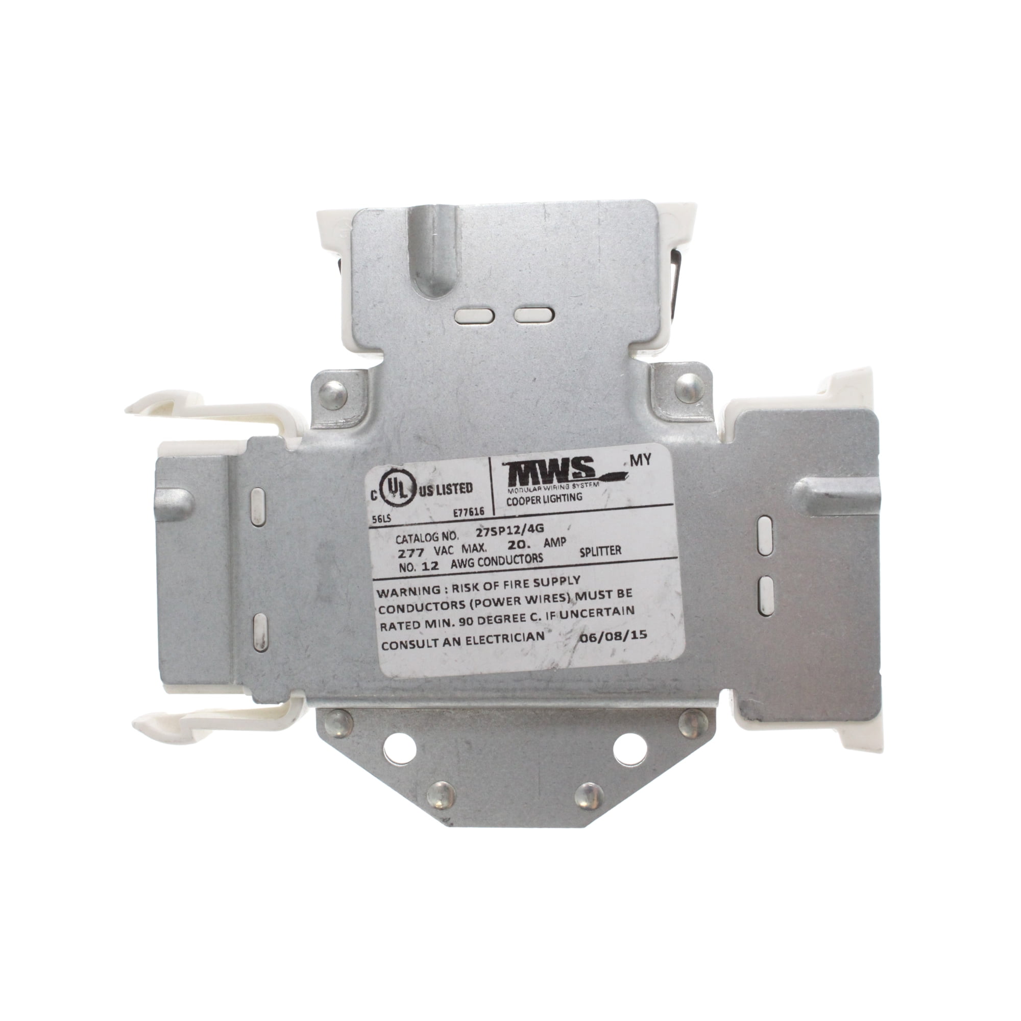 Cooper MWS 27SP12/4G Modular Wiring System 3-Way Splitter Connector ...