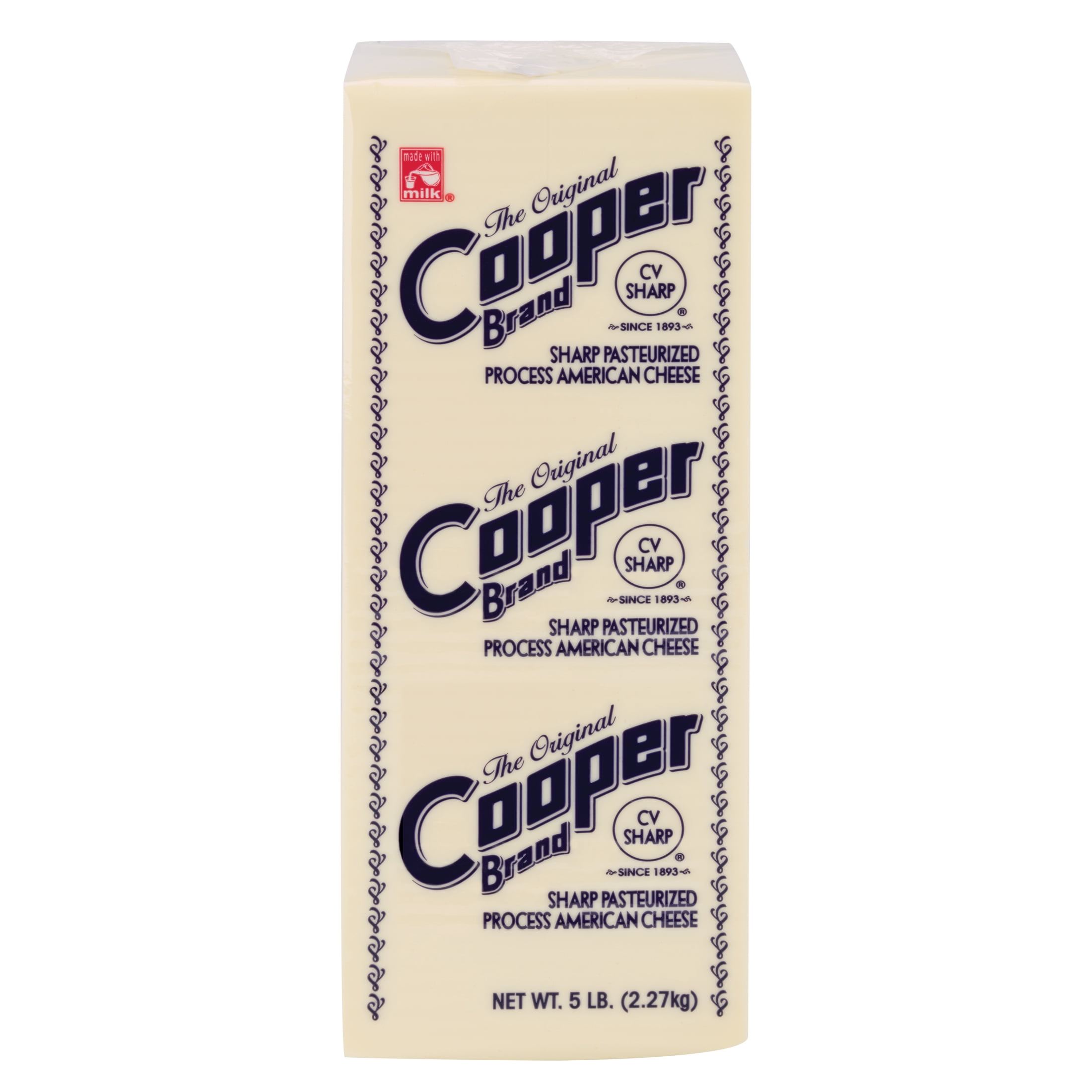 Cooper Cheese Deli-Sliced American Cheese, Rich Flavor, Packaged in ...