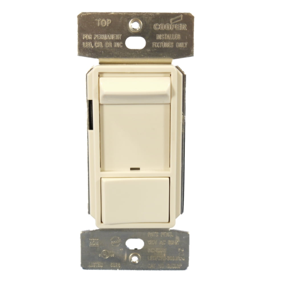Cooper Skye Light Almond Dimmer Switch SLC03P-LA - Walmart.com