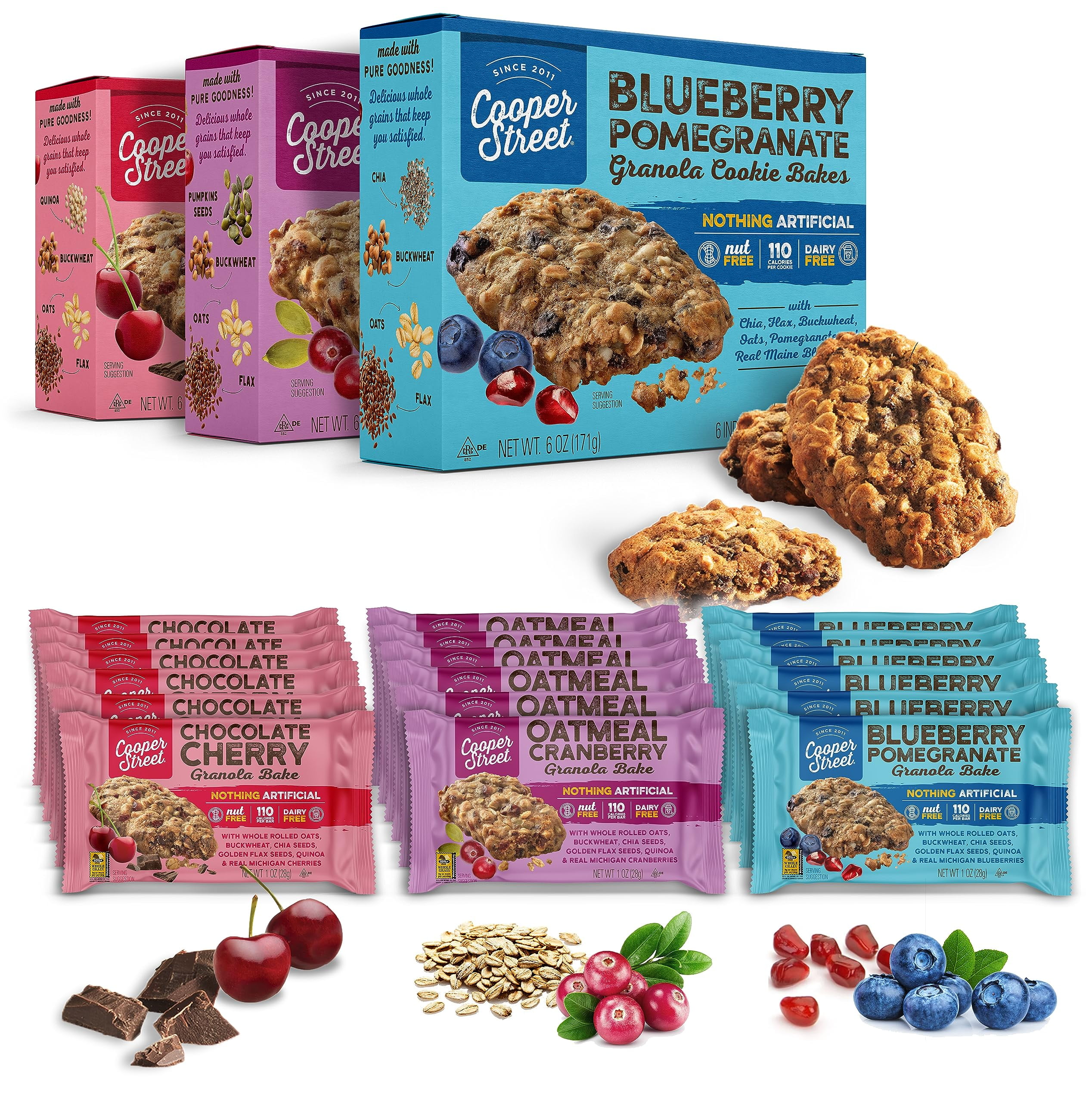 Cooper Street Cookies Healthy Breakfast Bakes, Granola Bars W ...