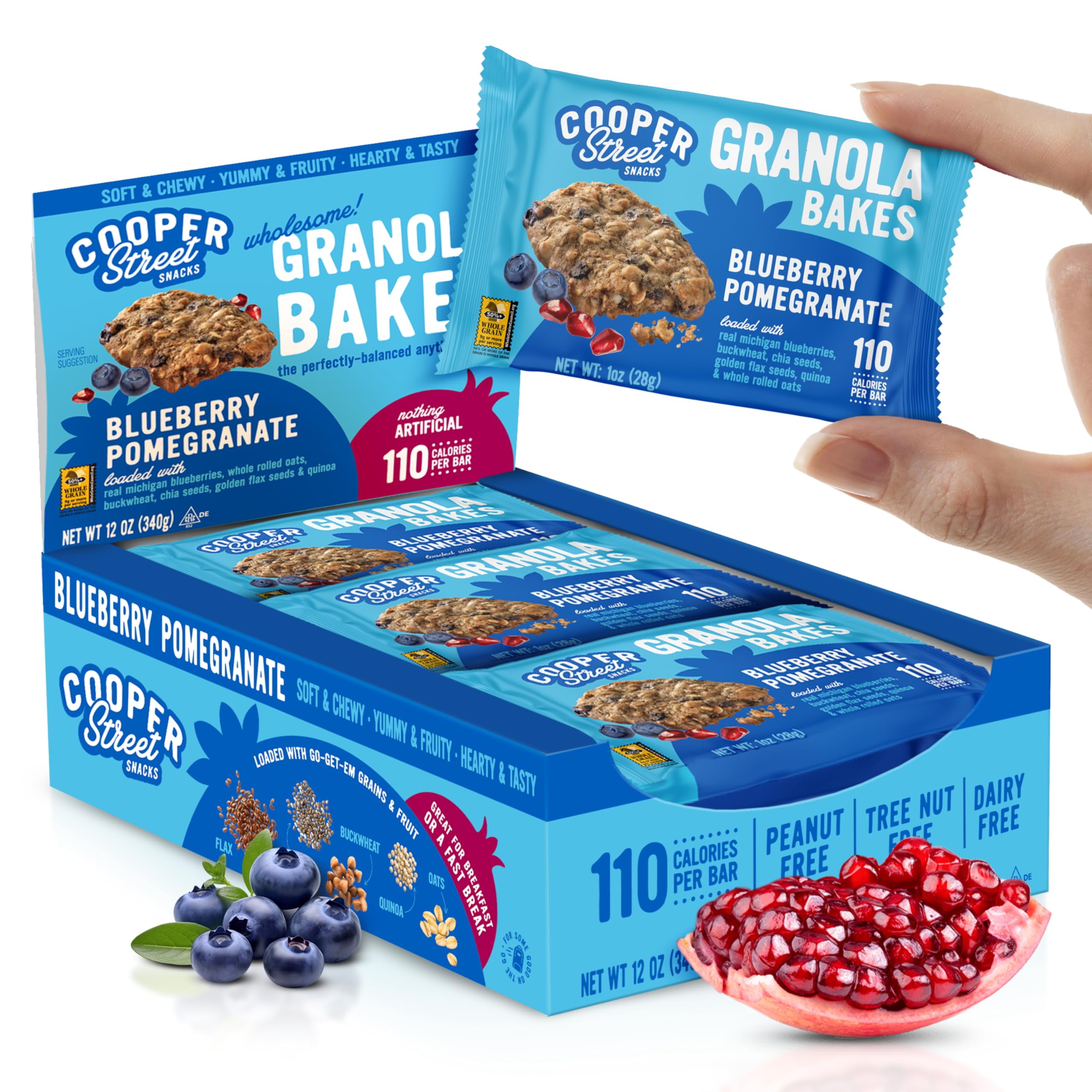Cooper Street Granola Bakes - Chewy Breakfast MDH1Granola Bars ...