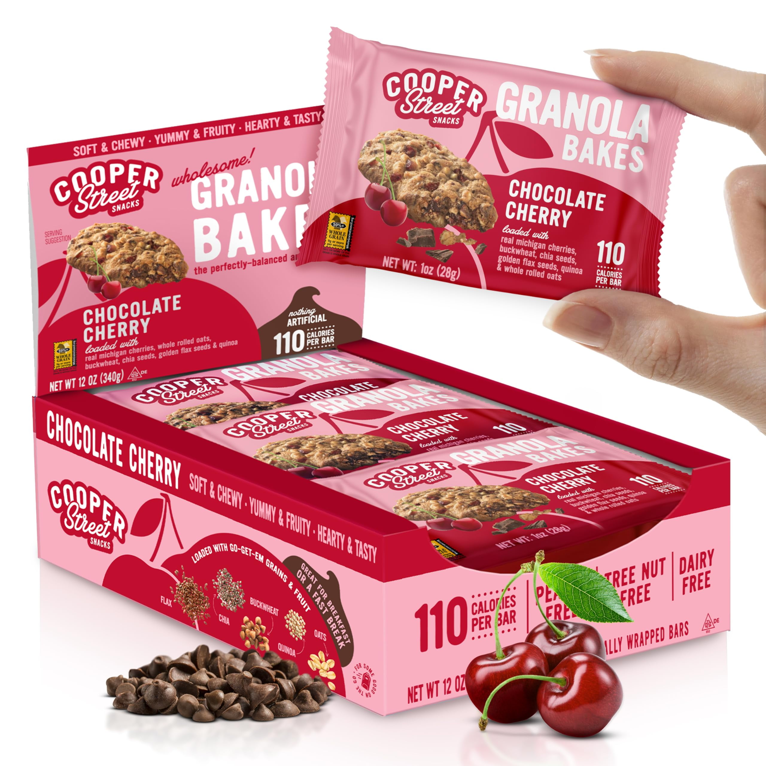 Cooper Street Granola Bakes YPF5 - Chewy Breakfast Granola Chia, Flax ...
