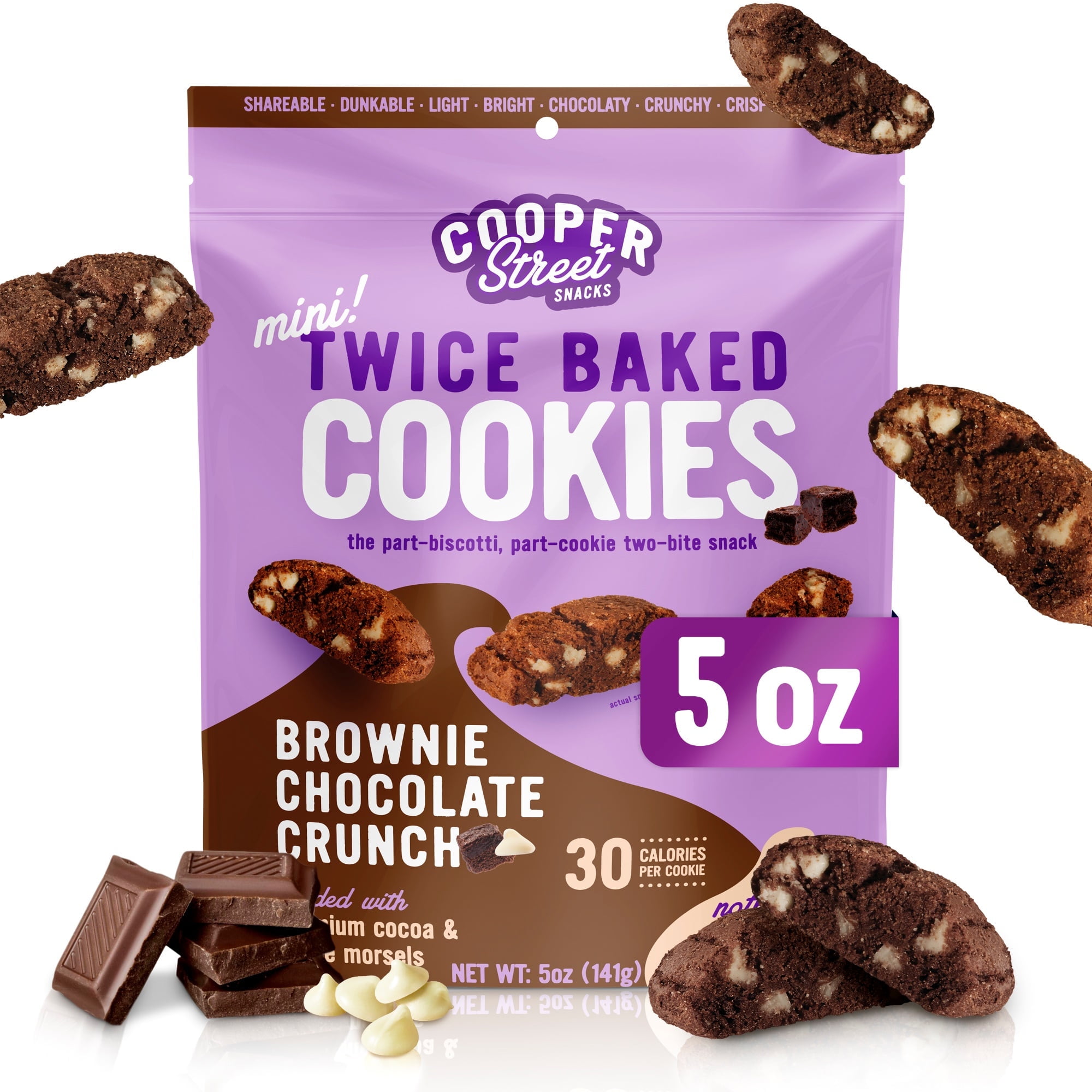 Cooper Street Italian Biscotti Cookies, 5oz, Twice Baked - Walmart.com