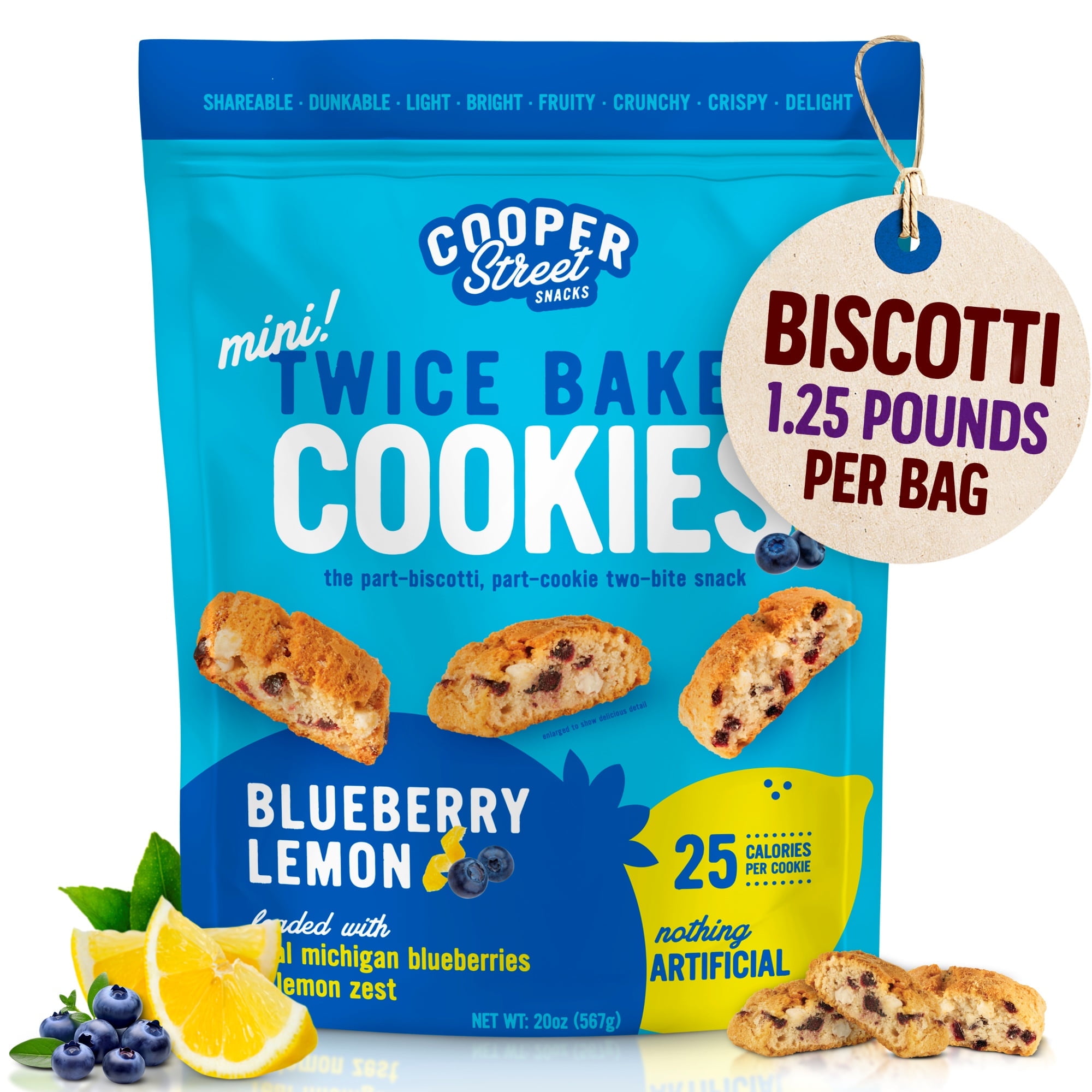 Walmart Black Friday Deals 2025 - COOPER STREET Biscotti Cookies, Lemon ...