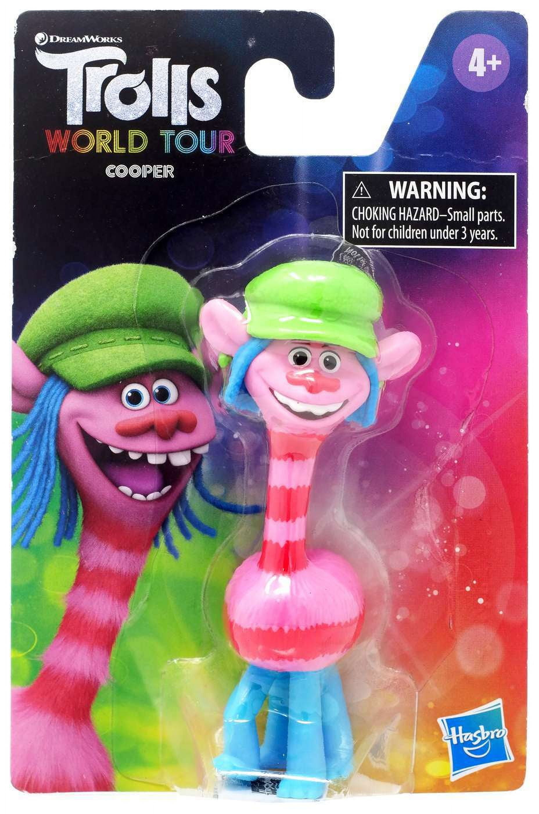 Cooper Trolls World Tour Action Figure 3" - Walmart.com