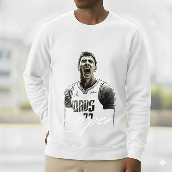 Cooper Vintage Basketball Graphic, Inspired By Cooper Flagg Halftone ...