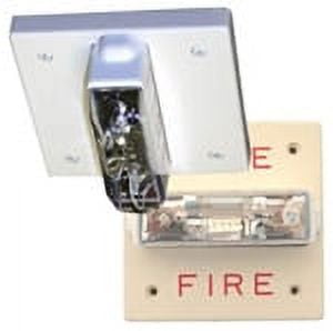 Cooper Wheelock RSSWP-2475C-FR Weatherprood Strobe Fire Alarm, Red ...