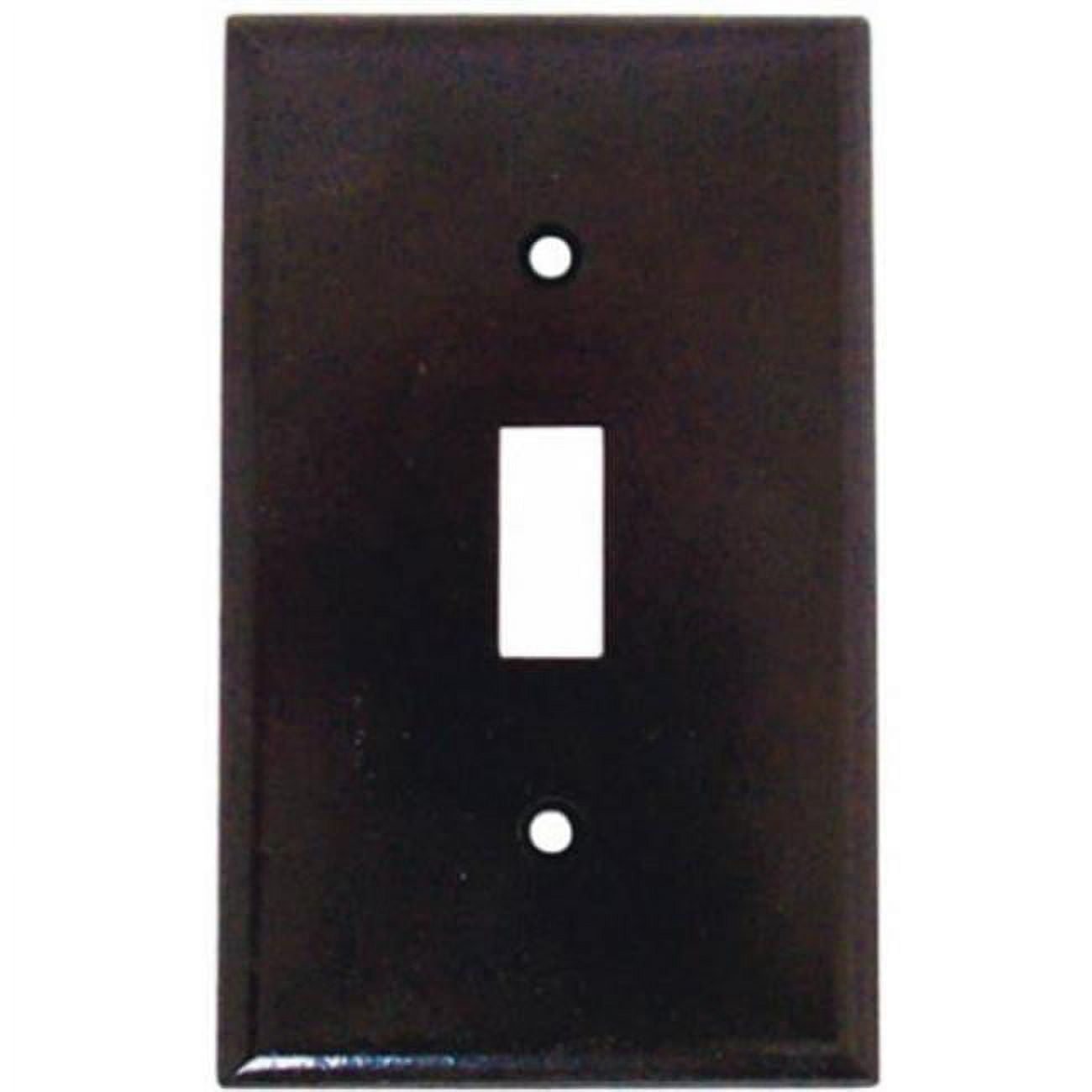 Cooper Wiring 1 Gang Thermoset Toggle Switch Wallplate, Brown - Walmart.com