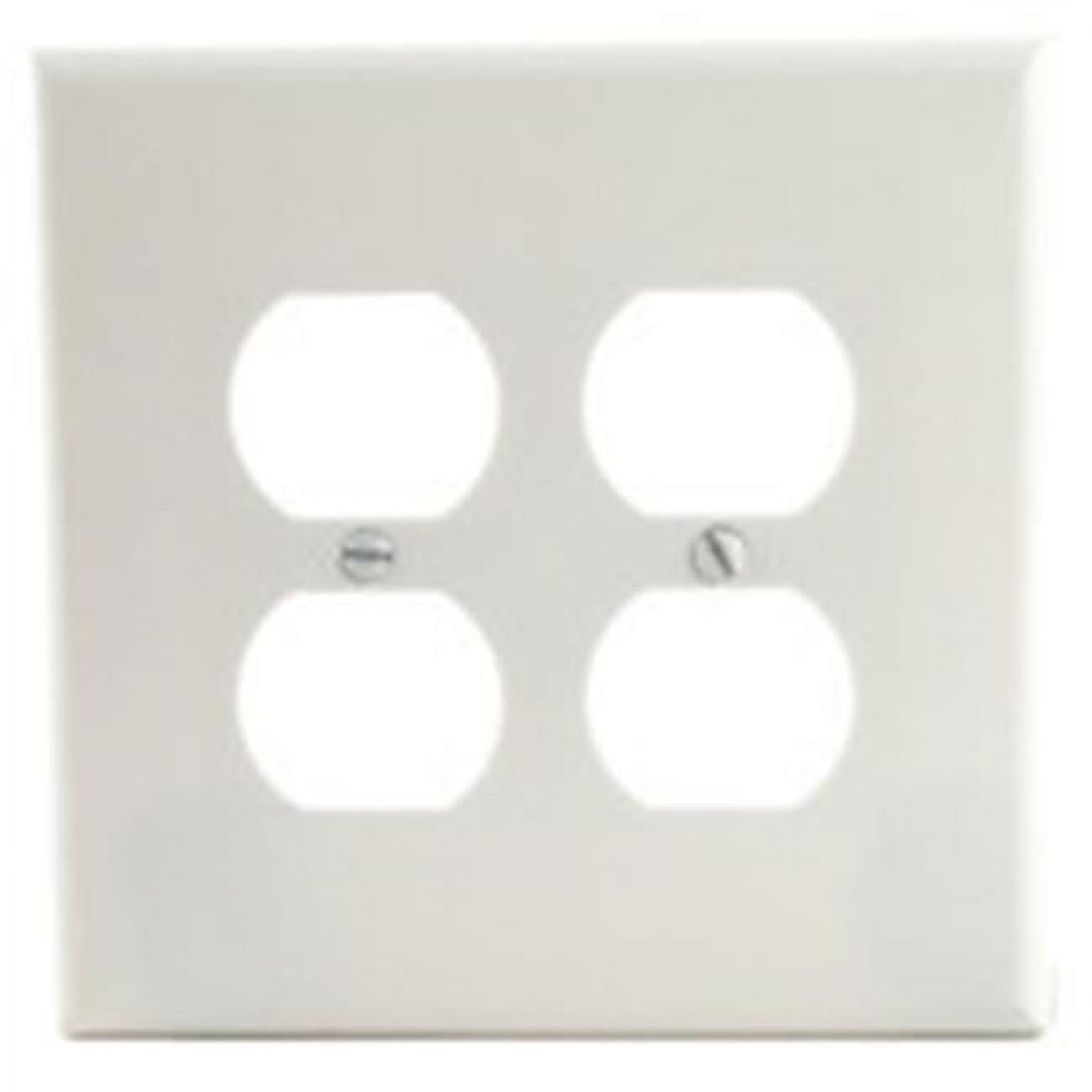 Cooper Wiring 2150W-BOX 2 - Gang Standard Duplex Receptacle Plate ...