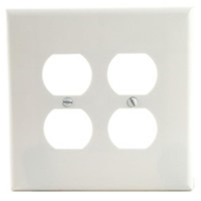 Cooper Wiring 2150W-BOX 2 - Gang Standard Duplex Receptacle Plate ...