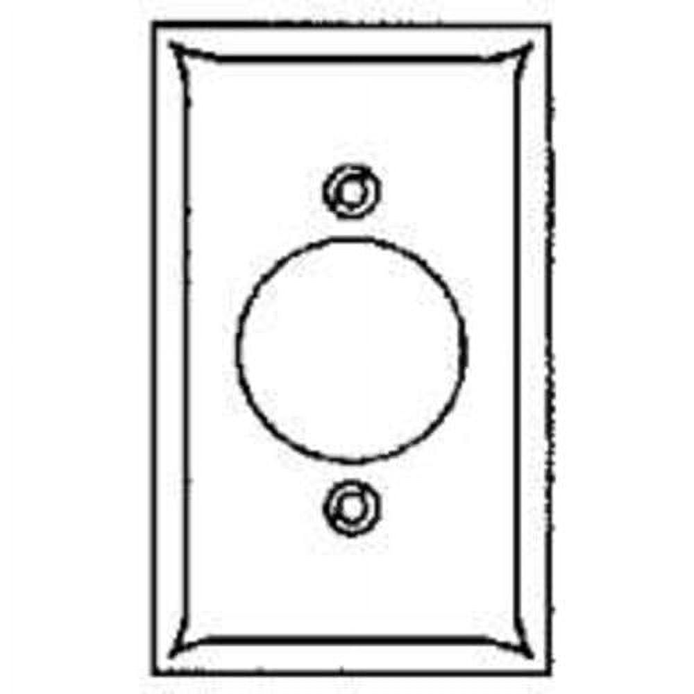 Cooper Wiring 5131W-BOX 1Gang Receptacle Plate - White, Pack of 15 ...
