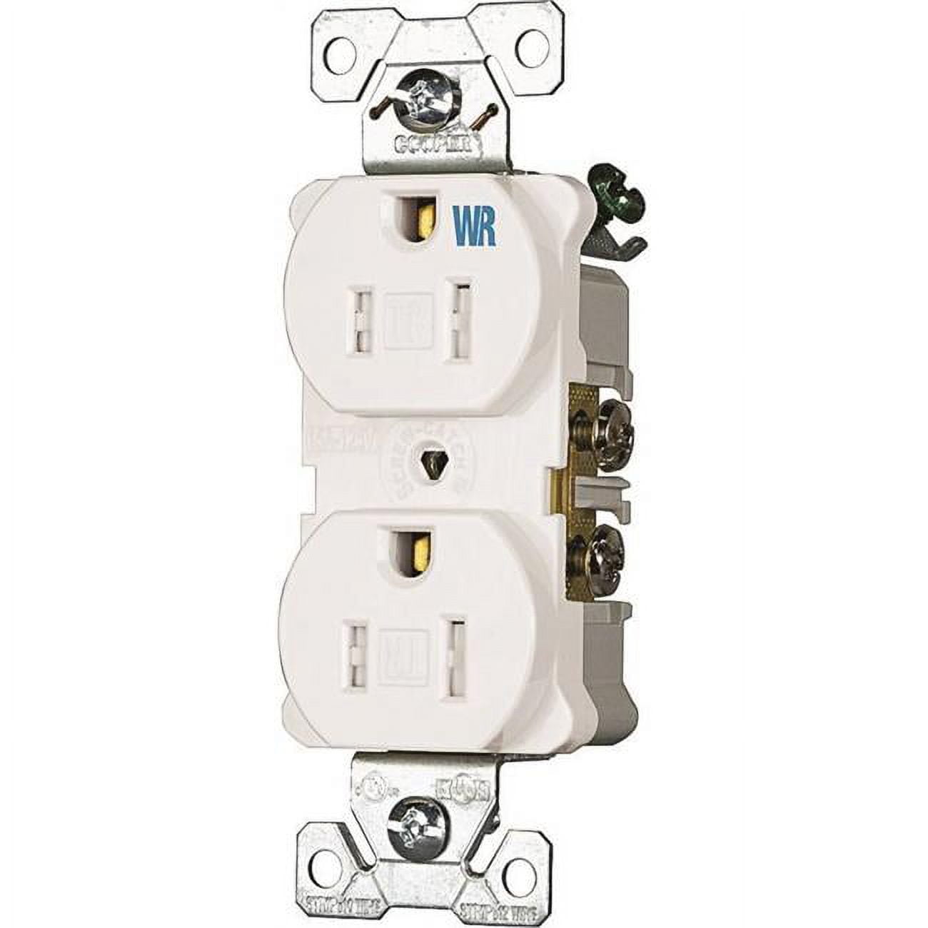 Cooper Wiring 567529 Tamper Resistant Weatherproof Duplex Receptacle ...